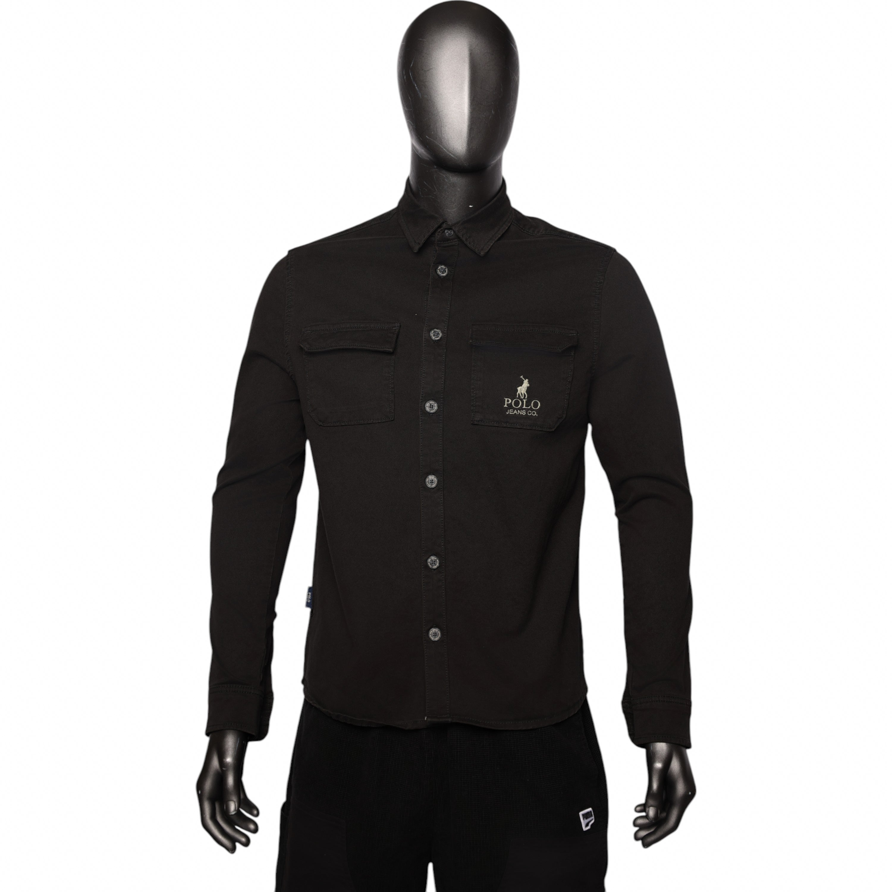 Polo Shirt Logo Black – Colt 45