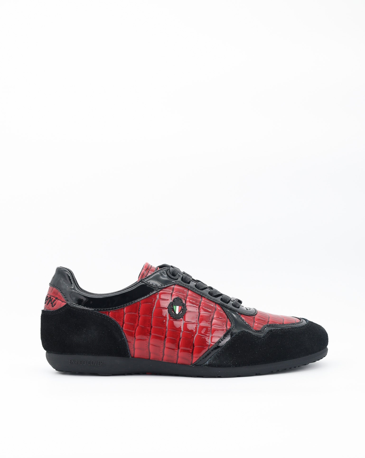 Enrico Coveri Takkies Snake Skin Low Red – Colt 45