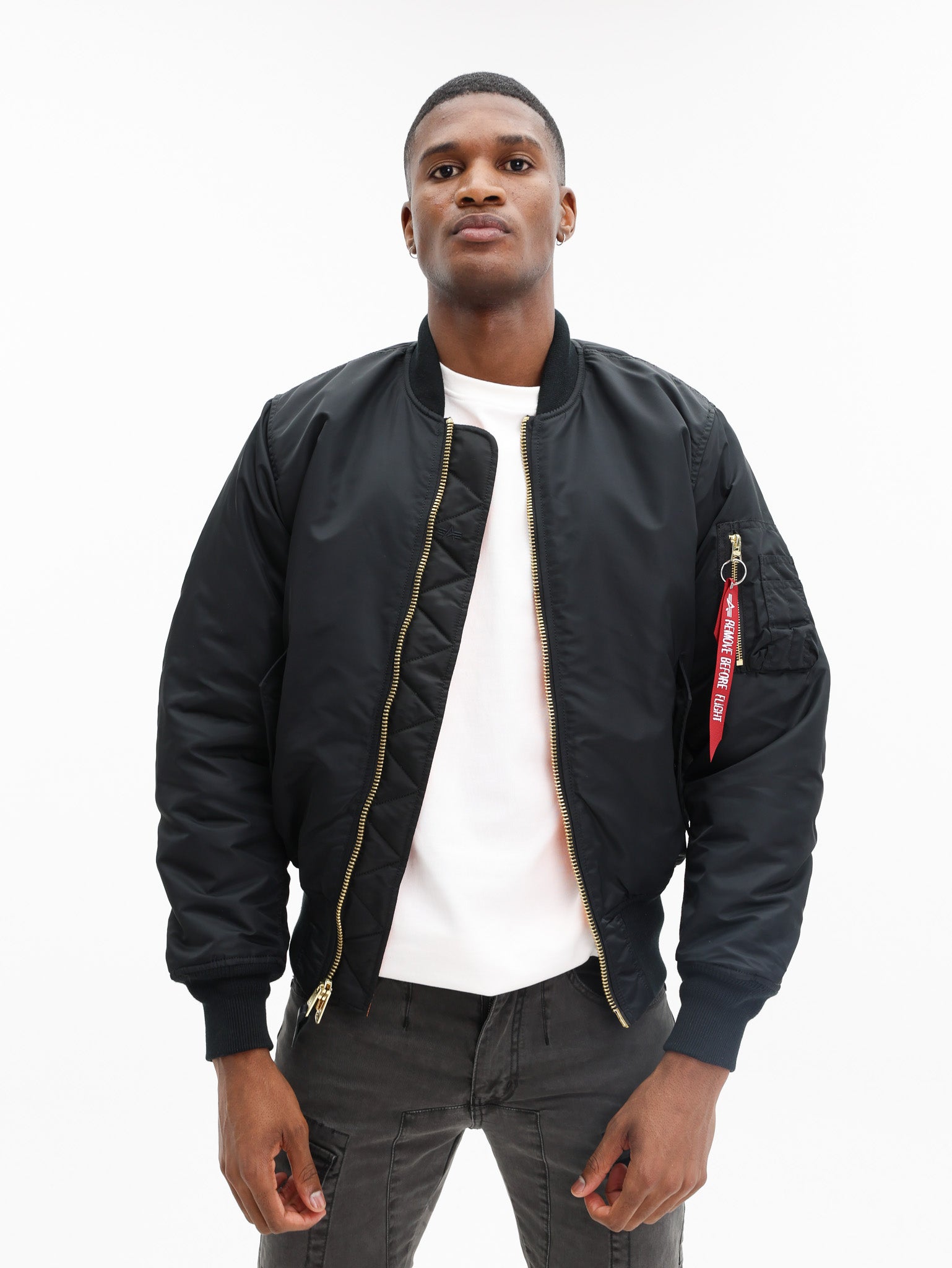 Alpha Jacket Ma-1 Classic Black – Colt 45