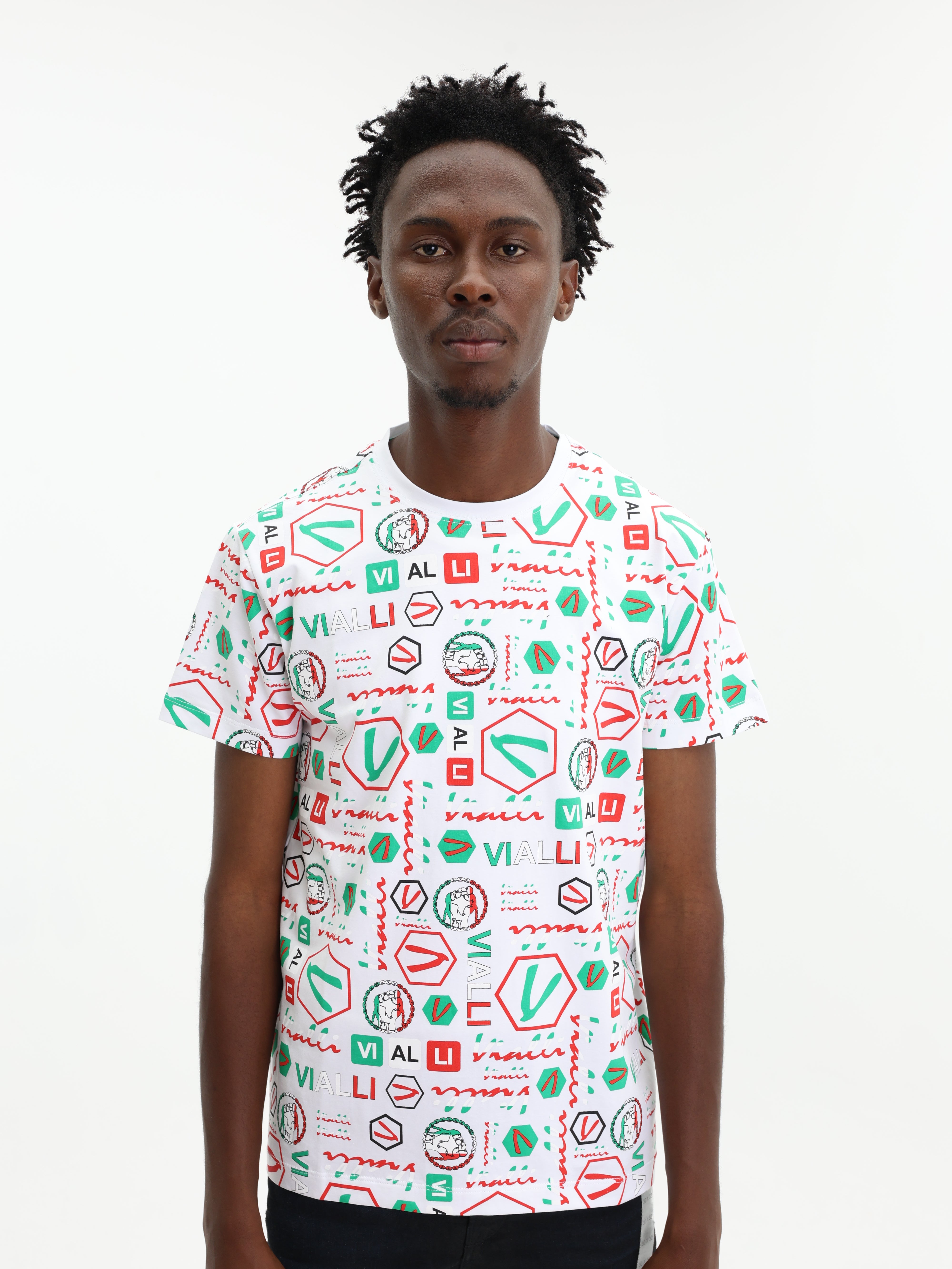Vialli T-Shirt Loaded White – Colt 45